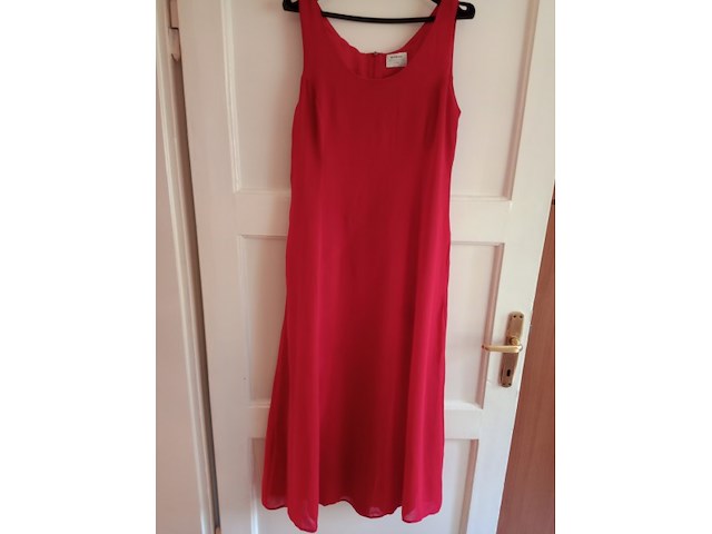 Crvena haljina od viskoze L ,brend H&;M