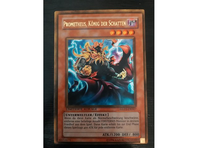 Yu-GI-OH!- Prometheus, König der Schatten -Gold Rare