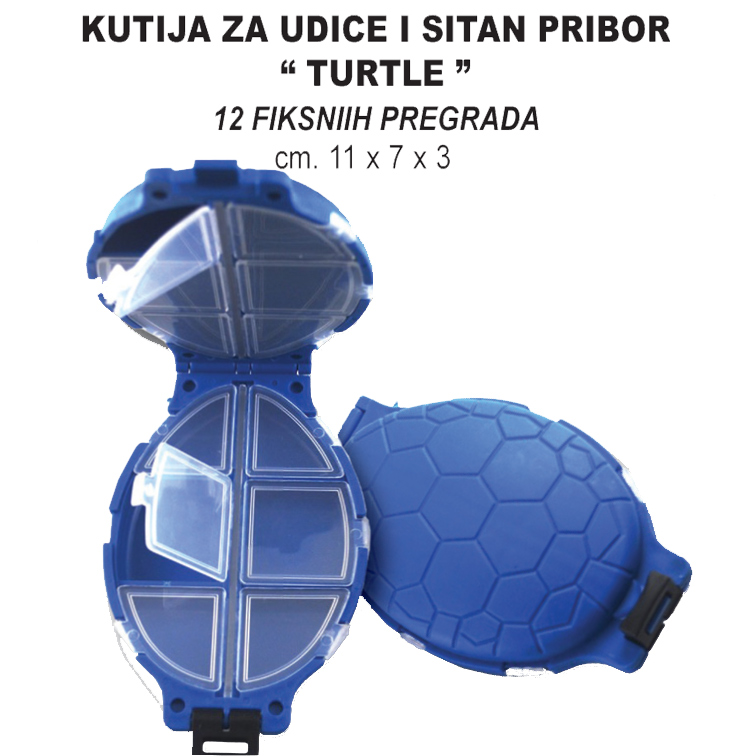 Kutija Kornjača za udice i sitan pribor