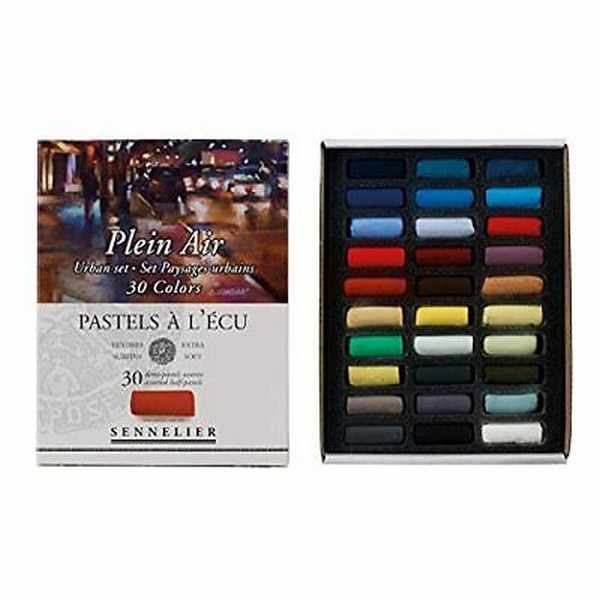 Sennelier Cardboard Set - 30 1/2 Pastels Ecu "Urban Landscape"