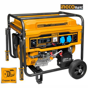 Ingco benzinski generator 6.5kW, 240V - GE65006