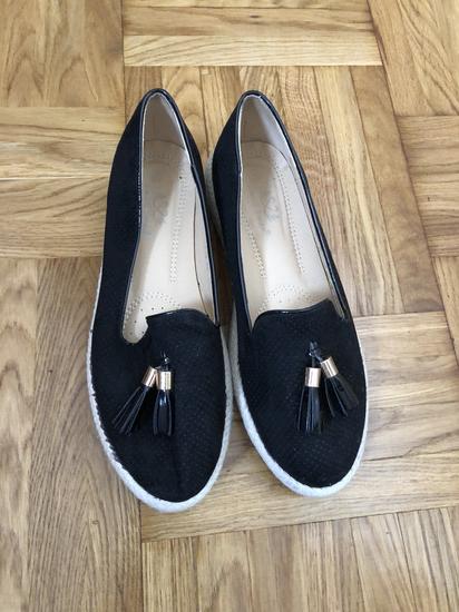 Crne espadrile, 3 x nosene kao nove, broj 38