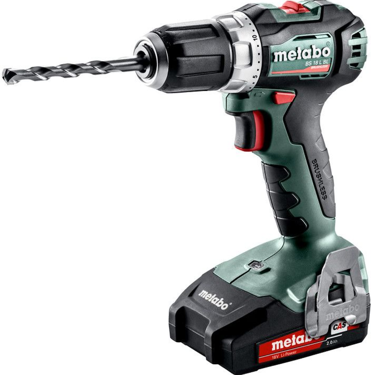 Metabo Aku. bušilica/zavrtač BS 18 L BL 18 V (2×2,0 Ah), 602326500