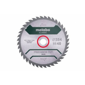 Metabo List kružne testere “Precision Cut Wood – Classic” 254 x 30 mm, Z40 WZ 20°, 628325000