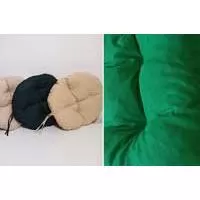 Okrugli jastuk sedalica za stolice 50 cm - Green