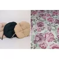 Okrugli jastuk sedalica za stolice 50 cm - Roses