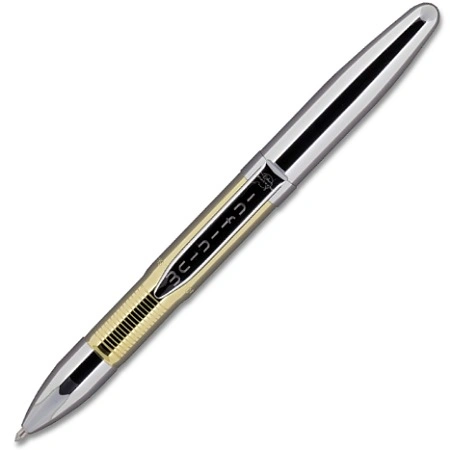 Space Pen INFGTN1 Infinium Gold Titanium Nitride and Chrome-Blue Medium