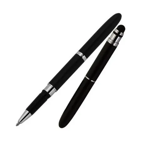 Space pen ABG4/SCL Delux Grip Bullet Matt Black With Stylus With Clip