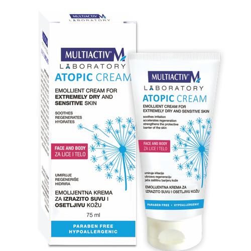 Multiactiv ATOPIC CREAM Emolijentna krema za izrazito suvu i osetljivu kožu 75ml