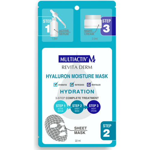Multiactiv 3 STEP hijaluronska hidratantna maska
