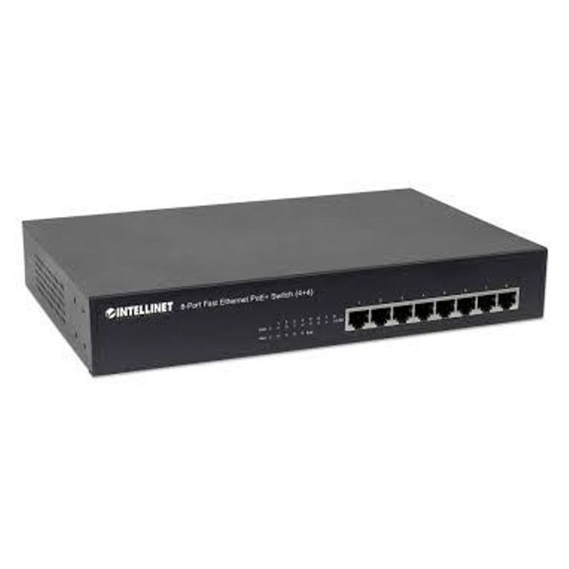 Intellinet Switch 8-Port Fast Ethernet PoE