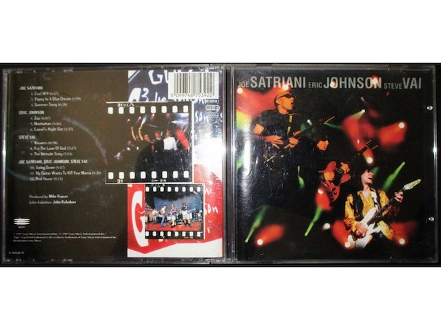 Satriani,Vai Johnson G3-Live in Concert CD