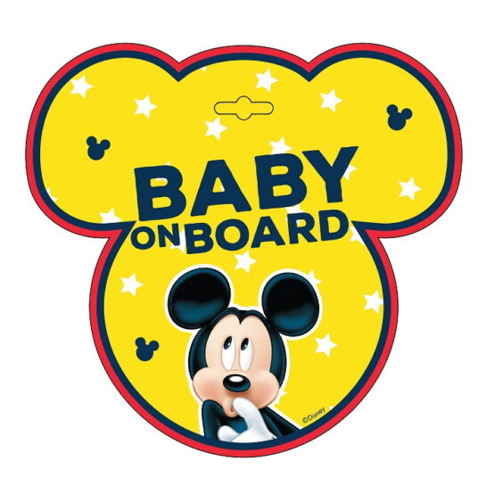 Nalepnica “Beba u autu” Miki Maus – Amio S9612