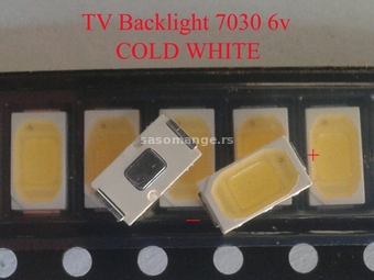 Led diode 7030 6V za reparaciju pozadinskog osvetlenja tv.