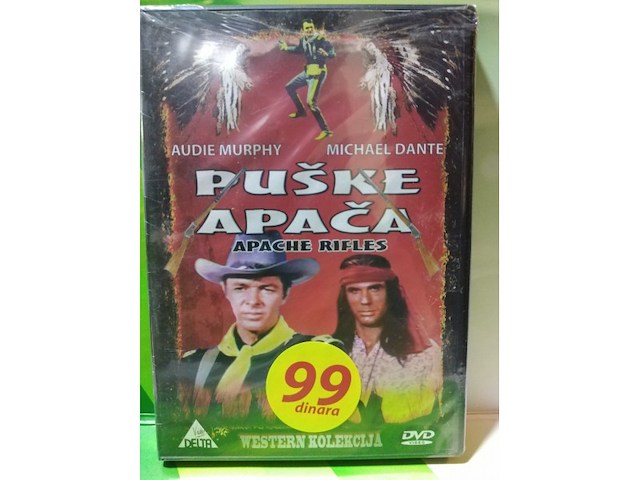 Puške Apača - Audie Murphy / NOVO / u Celofanu