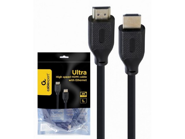 CC-HDMI8K-1M Gembird HDMI kabl v.2.1 ethernet support UHD/8K TV 1m