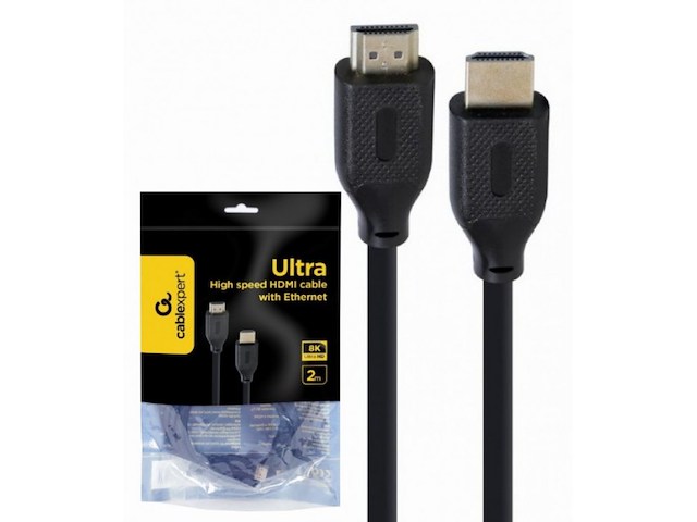 CC-HDMI8K-2M Gembird HDMI kabl v.2.1 ethernet support UHD/8K TV 2m