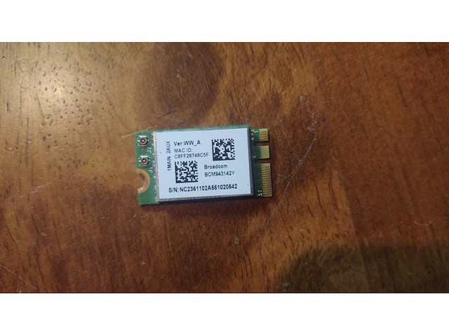 Wireless kartica BCM943142Y , skinuta sa Acer ES1-571
