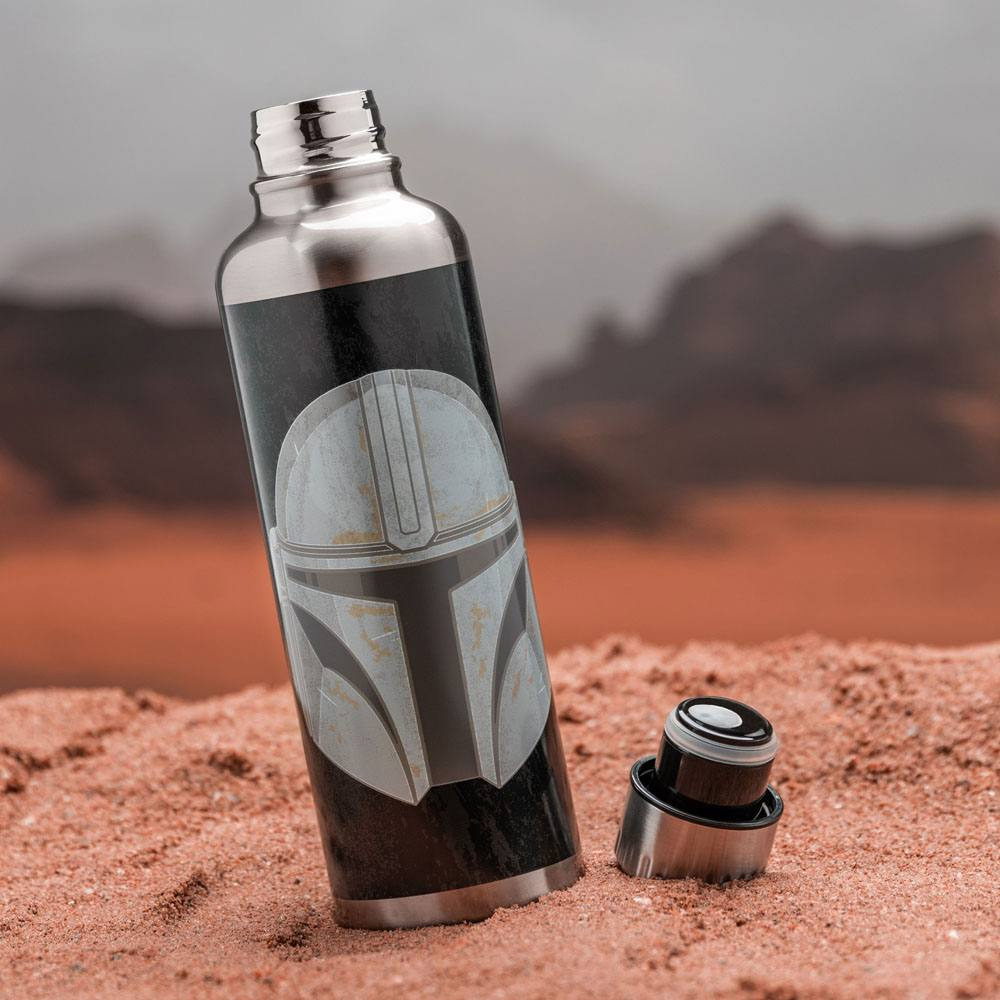 The Mandalorian Metal Water Bottle