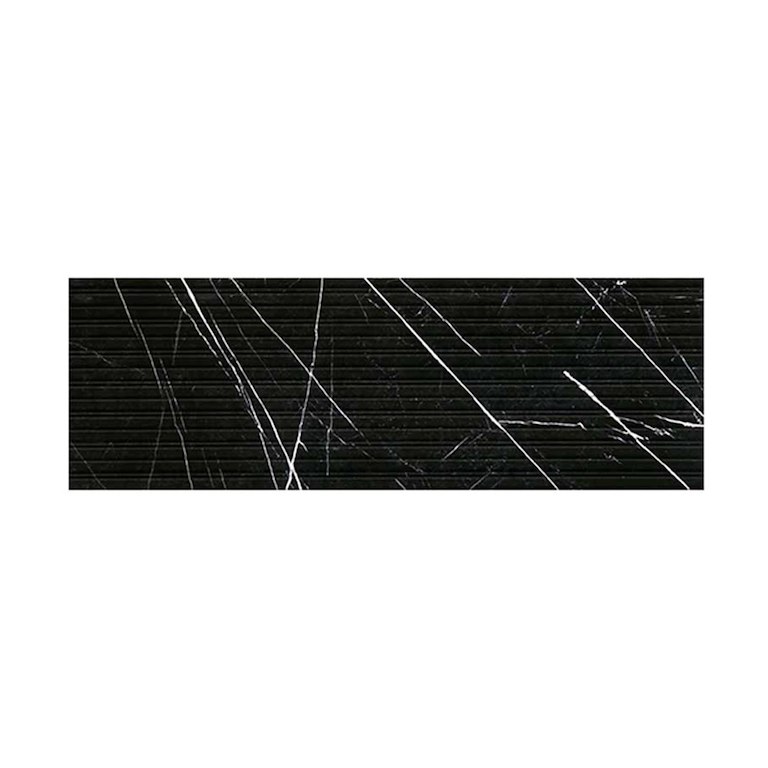 Zidne pločice AGATHA black dekofon 40×120 (ZP)