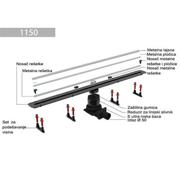 Slivnik PREMIUM LINE 1150 slim