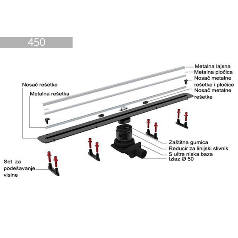 Slivnik PREMIUM LINE 450 slim