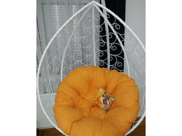 Okrugli jastuk sedalica za stolice 50 cm - Orange