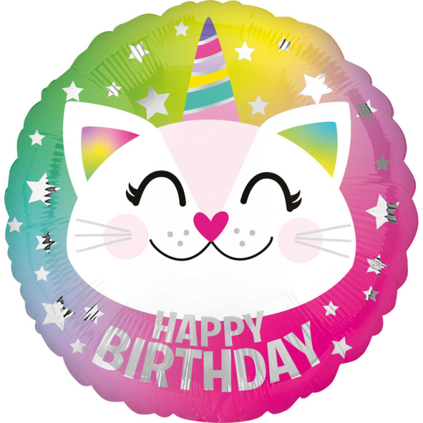 4129101
18″ Foil Birthday Caticorn