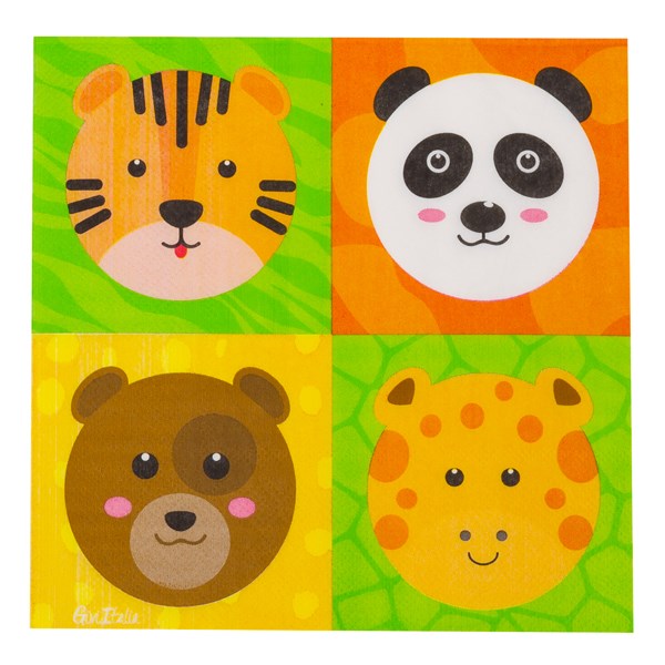 64024G
16 Napkins Zoo Party