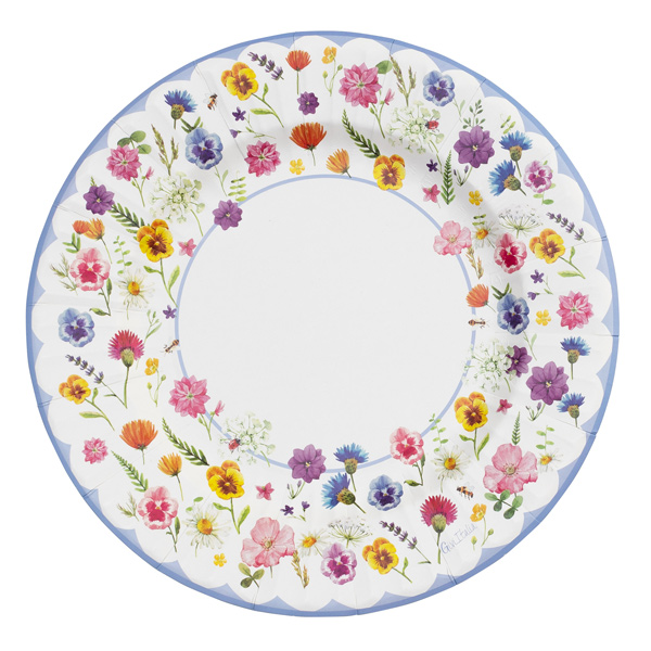 64195G
8 Plates Botanical Flowers