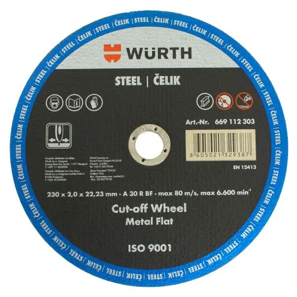 Rezna ploča za metal Basic 230 x 2 mm 0669112303