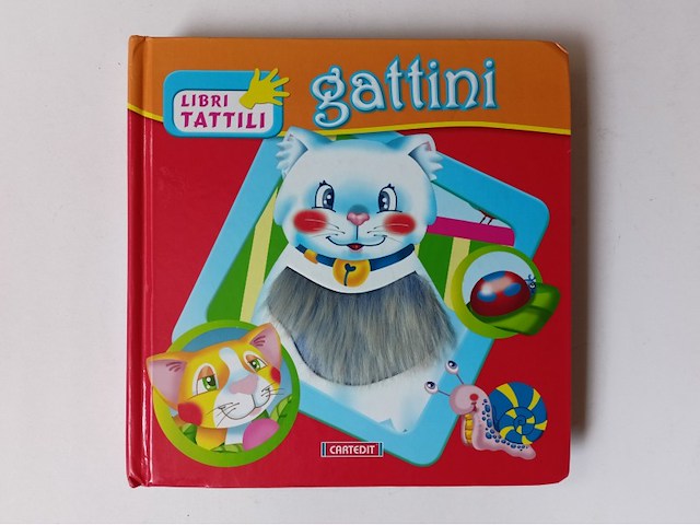 GATTINI - MACE - Taktilna knjiga - italijanski