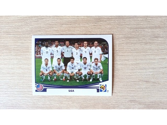 Južna Afrika broj 201 World cup 2010 Panini