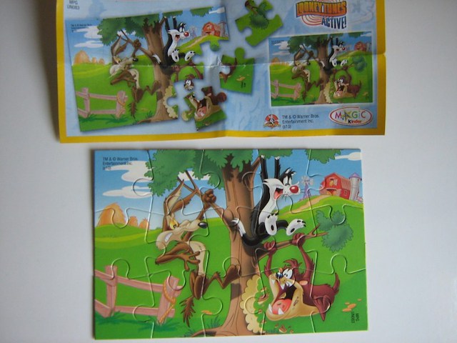 Kinder surprise UN 083 slagalica Looney tunes active