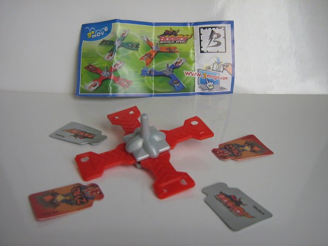 Kinder surprise čigra crvena Beyblade  UN038B