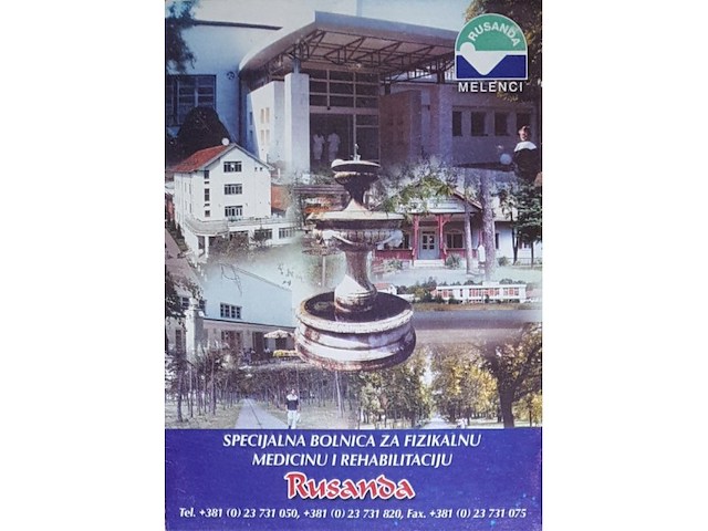 Brošura `BANJA RUSANDA` Melenci Jugoslavija
