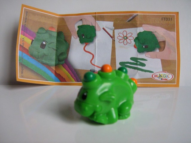 Kinder surprise FT031 zelena bojica Mixart