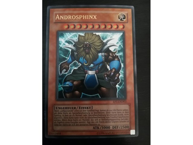 Yu-GI-OH!- ANDROSPHINX - Ultra rare