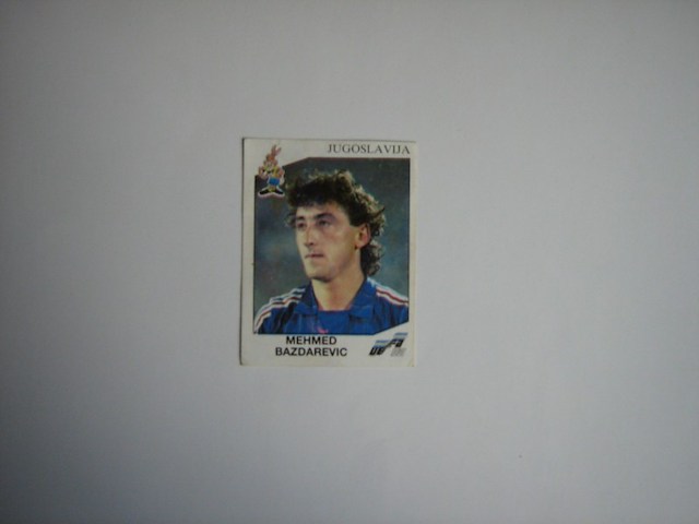 Slicica br. 81 Euro 92 Panini, Mehmed Bazdarevic