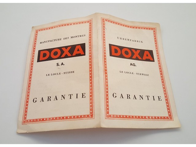 Doxa garancija 1959