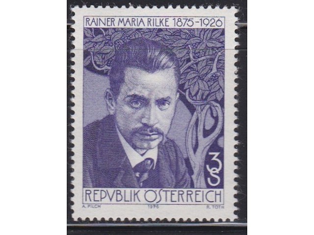 Austrija 1976 Rainer Maria Rilke čisto