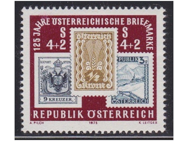 Austrija 1975 125 god. Austrijske poštanske marke čisto