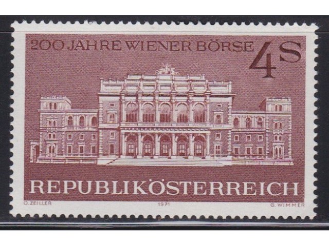 Austrija 1971 200 godina Bečke berze čisto