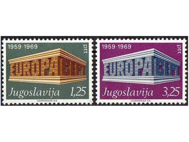 SFRJ 1969. Evropa CEPT, Š-1749-1750, Mi-1361-62