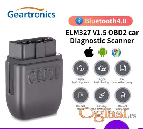 ELM327 V1.5 OBD2 Bluetooth Dijagnostika za IOS Android