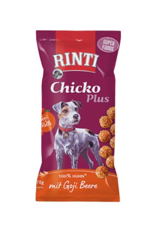 RINTI Chicko Plus kuglice piletina i godzi bobice 70g