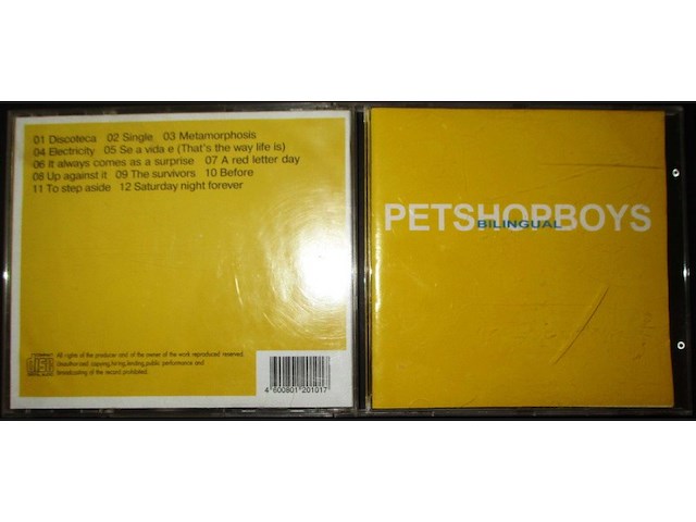 Pet Shop Boys-Bilingual CD