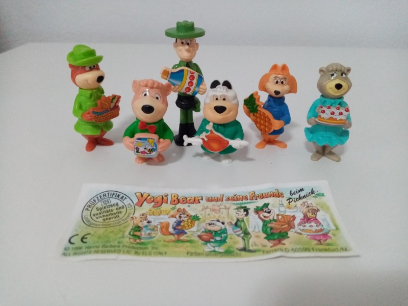 Hanna Barbera 1996 Yogi Bear Komplet