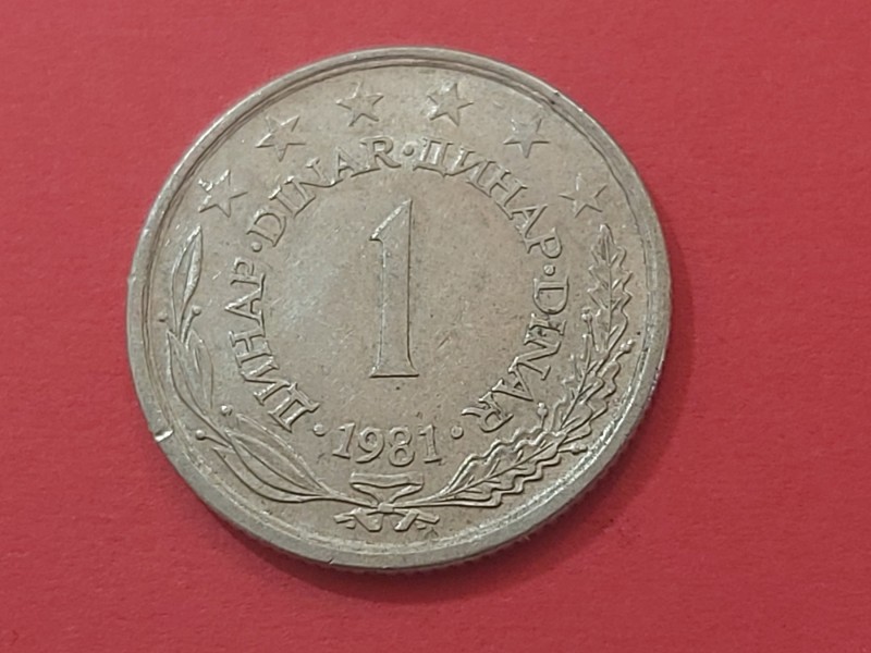 SFRJ - 1 dinar 1981 god