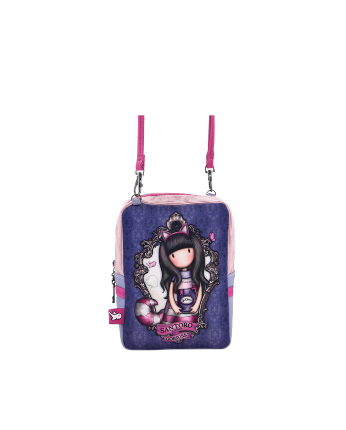 TORBA GORJUSS 1072GJ04 CHESHIRE CAT PURPLE Santoro